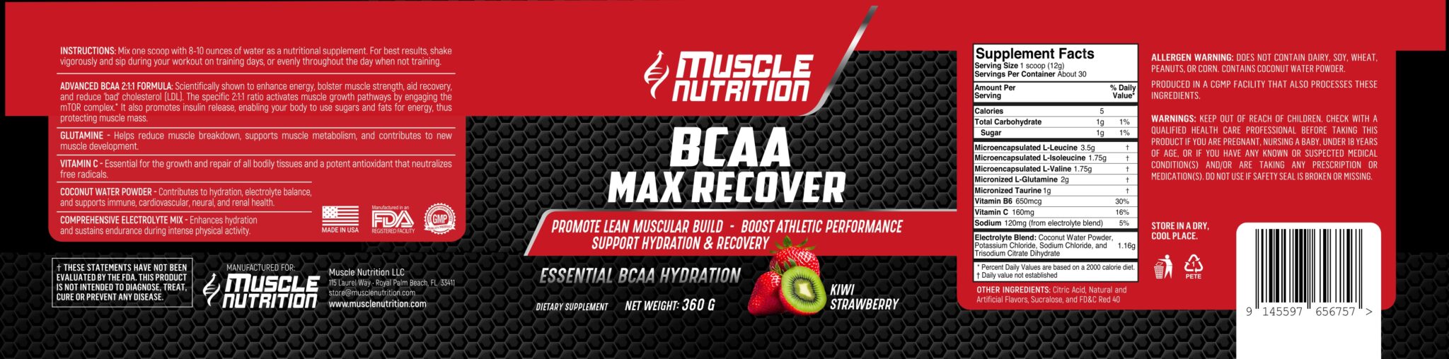 BCAA – Muscle Nutrition
